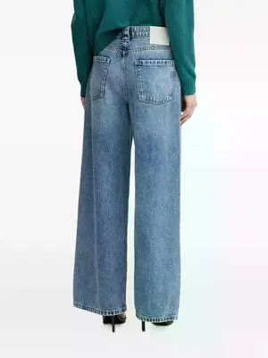 Sisley Patch-pocket Wide-leg Jeans