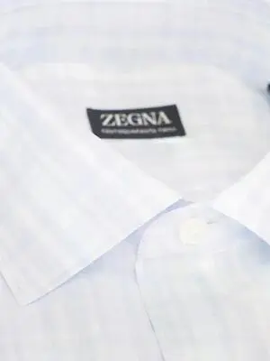 Zegna Check-pattern Twill Shirt