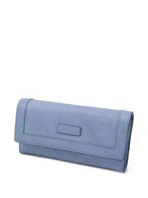 Gucci Microguccissima Flap Wallet - Blue