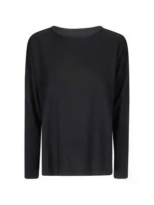 Labo.art Sandra Round-neck Long-sleeve Top - Black