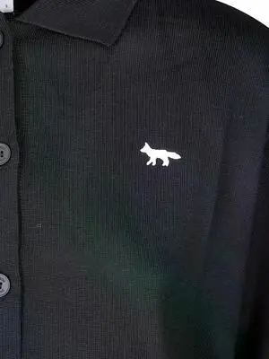 Maison Kitsuné Profile Fox Merino Polo Cardigan