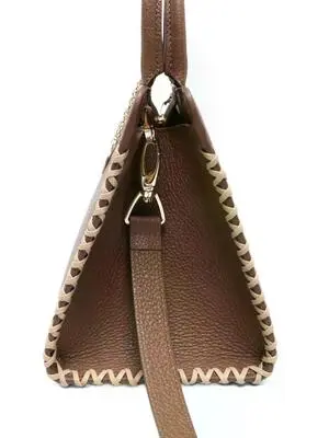 AIGNER Cybill Whipstitch-trim Tote Bag