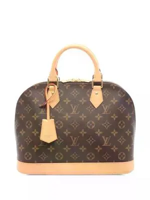 LOUIS VUITTON 2015 Monogram Alma Pm Handbag - Brown