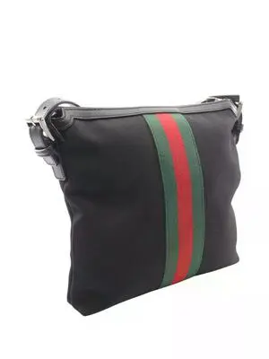 Gucci Gg Techno Canvas Web Messenger Crossbody Bag
