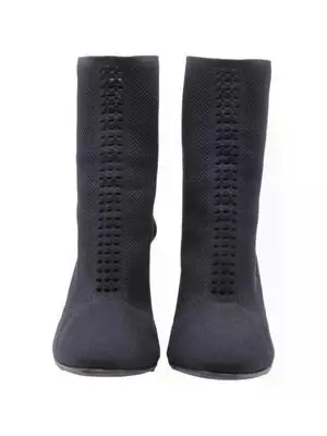 GIANVITO ROSSI Stretch-knit Ankle Boots