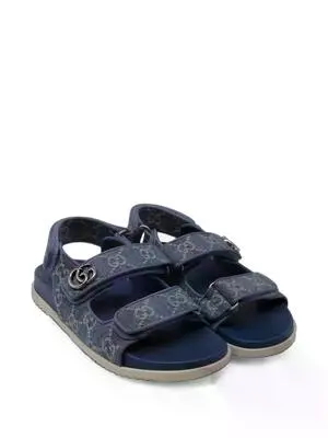 Gucci Moritz Gg Slingback Sandals - Blue