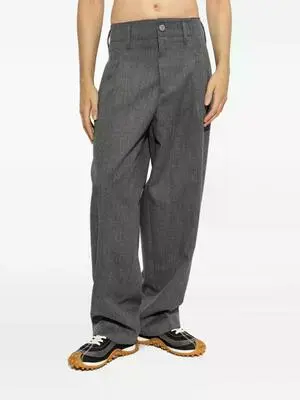 AMI Paris Two-pleats Wool Trousers