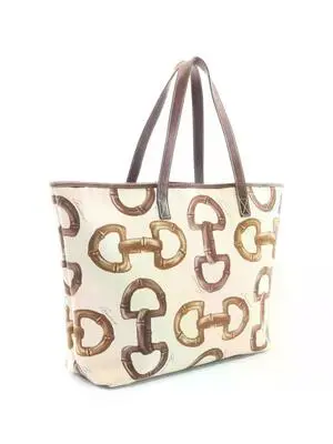 Gucci Horsebit Print Tote Bag