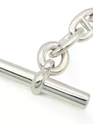 Hermès 2010s Chaine D'ancre Mm Bracelet - Silver
