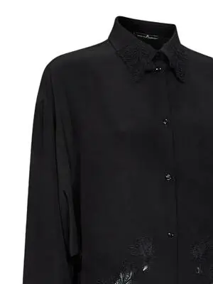 Ermanno Scervino Lace-detail Buttoned Shirt
