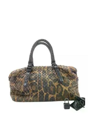 Bottega Veneta Intrecciato Leopard-print Handbag