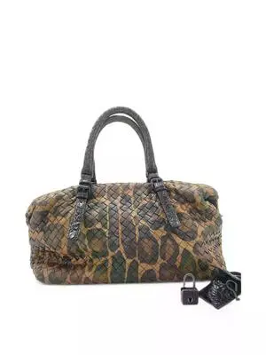 Bottega Veneta Intrecciato Leopard-print Handbag