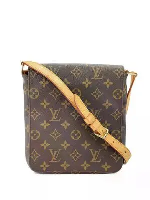 LOUIS VUITTON 1998 Monogram Shoulder Bag - Brown