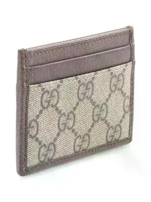 Gucci Ophidia Gg Supreme Card Case - Brown