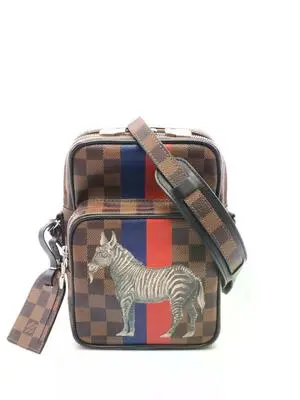 LOUIS VUITTON Damier Savanna Amazon Messenger Bag - Brown