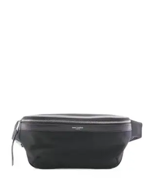 Saint Laurent 2020s Leather-trim Belt Bag