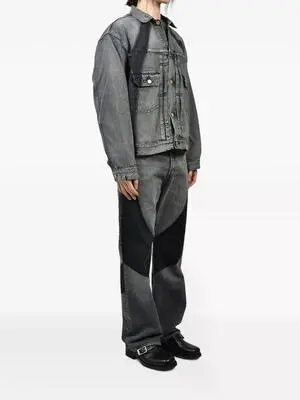 DEAR BORO 1985 Contrast-panel Patchwork Jeans