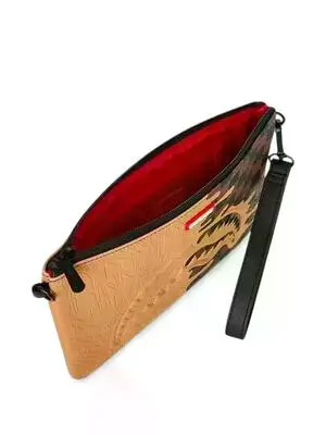 SPRAYGROUND Henny Melt Shark-motif Clutch Bag