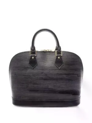 LOUIS VUITTON 1997 Alma Epi Tote Bag - Black