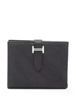 Hermès Bearn Compact Bi-fold Wallet - Black
