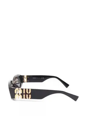 Miu Miu 2010s Glimpse Oval Sunglasses