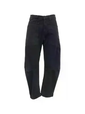 NILI LOTAN Shon Barrel-leg Jeans - Black