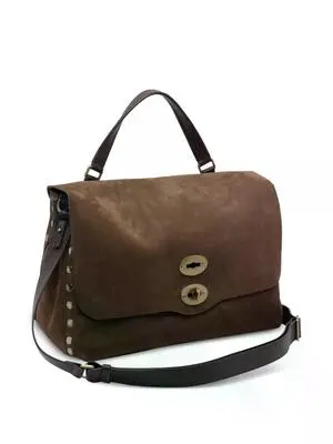 ZANELLATO Postina Jones Leather Shoulder Bag - Brown