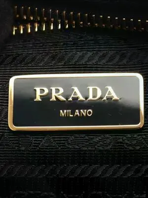 Prada Large Padded Re Nylon Crossbody Bag - Black
