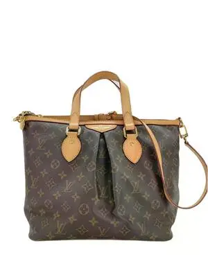 LOUIS VUITTON 2012 Monogram Canvas Handbag - Brown