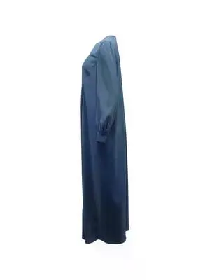 Co Gathered Long-sleeve Maxi Dress