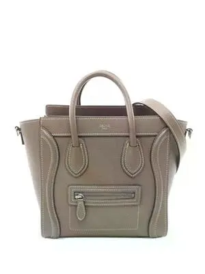 Celine Celine Luggage Nano Tote Bag Grey