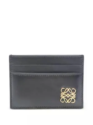 Loewe Puffer Anagram Card Holder - Black