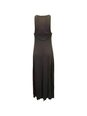 Celine Embroidered Sleeveless Maxi Dress