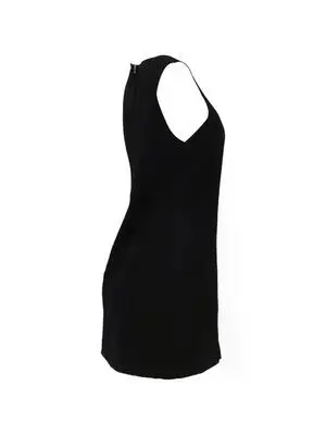 DOLCE & GABBANA Dolce & Gabbana Wool Scoop-Neck Mini Dress