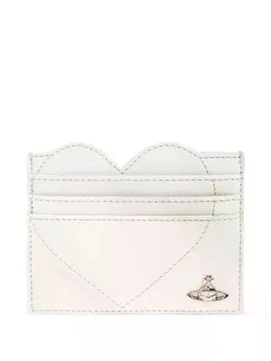 VIVIENNE WESTWOOD Heart Card Holder - White