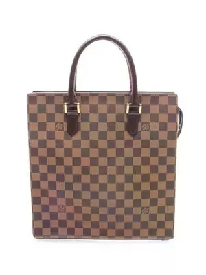 LOUIS VUITTON 2004 Pm Venice Damier Ebène Tote Bag