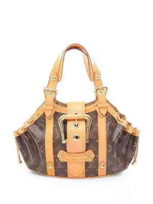 LOUIS VUITTON Monogram Theda Pm Handbag - Brown
