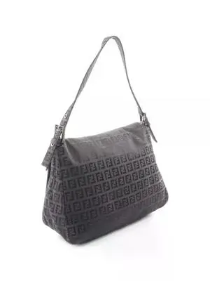 Fendi Zucchino Mamma Baguette Shoulder Bag