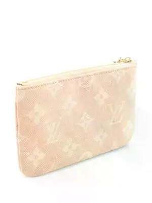 LOUIS VUITTON Monogram Pochette Clés Pouch - Neutrals