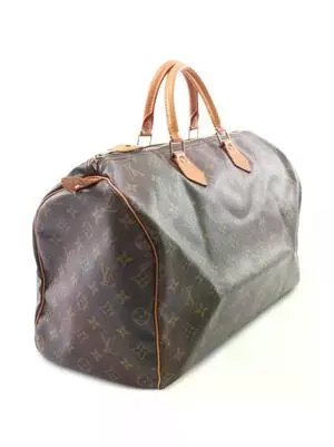 LOUIS VUITTON Monogram Speedy Handbag - Brown