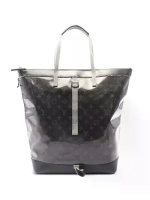 LOUIS VUITTON Eclipse Glaze Monogram Backpack - Black