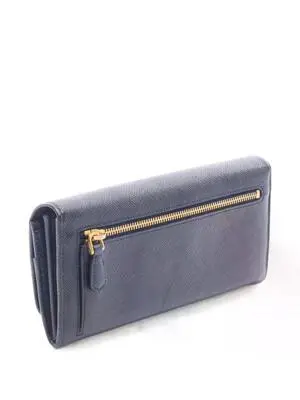 Prada 2010s Saffiano Bi-fold Long Wallet