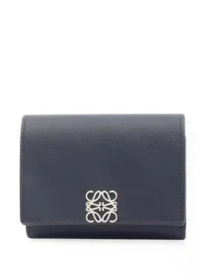 Loewe 2020s Anagram Trifold Wallet - Blue