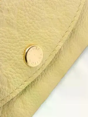 LOUIS VUITTON 2010s Rosalie Monogram Empreinte Wallet - Yellow