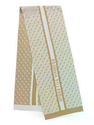 Guess Wool Blend Scarf - Neutrals
