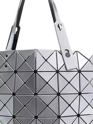 Issey Miyake Geometric Tote Bag - Silver