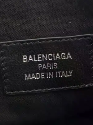 Balenciaga 2020s Credit Leather Camera Bag