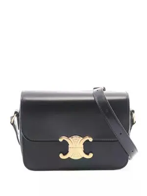 Celine 2020s Teen Triomphe Shoulder Bag - Black