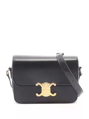 Celine Teen Triomphe Shoulder Bag - Black