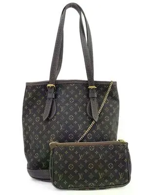 LOUIS VUITTON Monogram Mini Lin Bucket Tote Bag